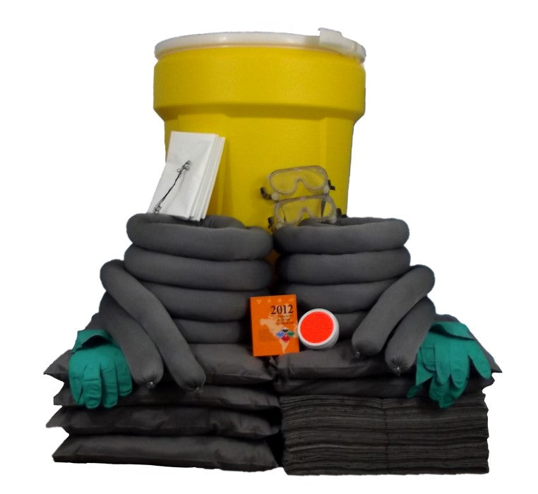 SPILL55-U Universal 55 gallon Spill kit – Del Mar Safety Solutions